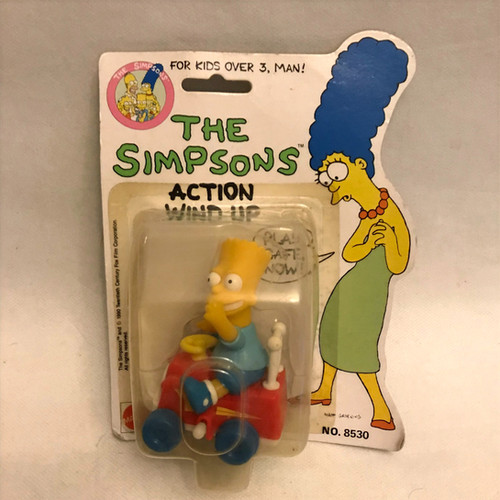 Bart Simpson Action Wind Up 1990 Mattel The Simpson | I Remember These