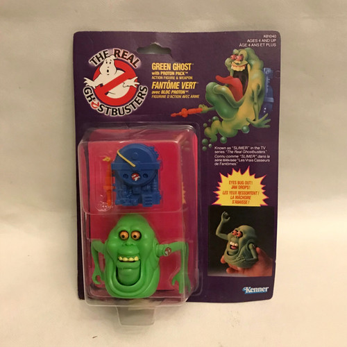 Green Ghost Slimer 1986 Kenner The Real Ghostbusters | I Remember These