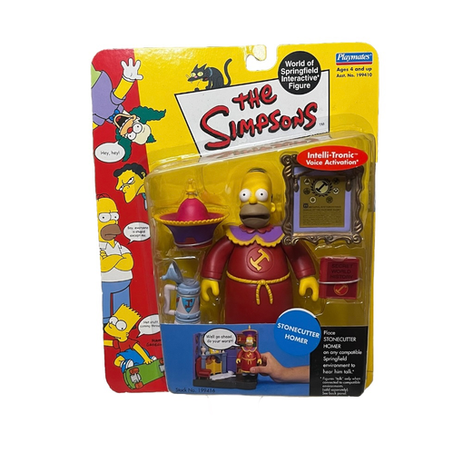 Stonecutter Homer 2002 Playmates The Simpsons World Of Springfield | I ...