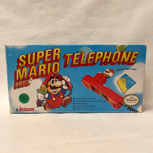 Super Mario Bros Telephone 1990 Betacom | I Remember These