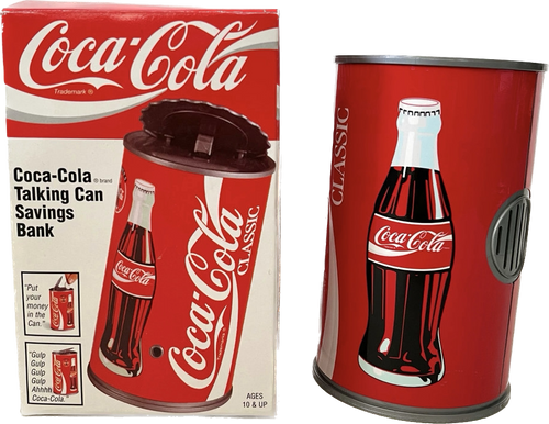 Coca Cola Talking Can Savings Bank 1997 | I Remember These