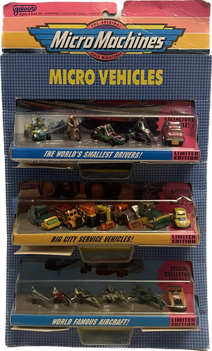 Micro Vehicles Triple Pack 1992 Galoob Micro Machines | I Remember These