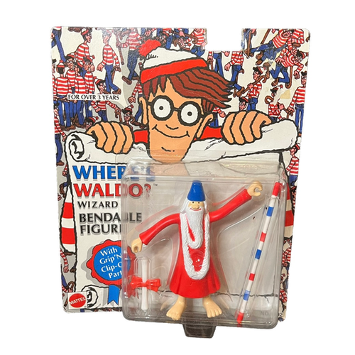 Wizard Bendable Figure 1991 Mattel Where’s Waldo / Wally | I Remember These
