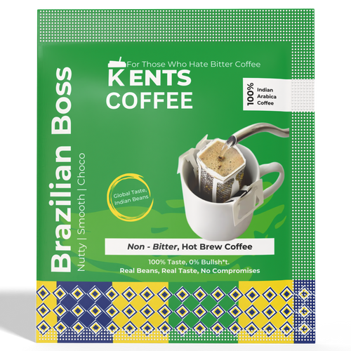 Brazilian Boss Drip Coffee Bag: Choco & Nutty Flavor | Kents Coffee