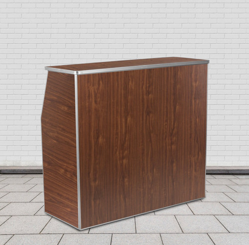 Walnut laminate bar | primeluxevents.com