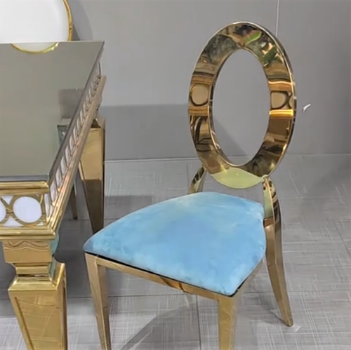 O Back Gold Chair | primeluxevents.com