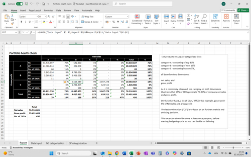 SKU analysis | Beehive Reporting