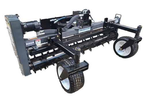 MTW RTS Series 3 Power Box Rake For High-Flow Skid Steers | MTW Attachments