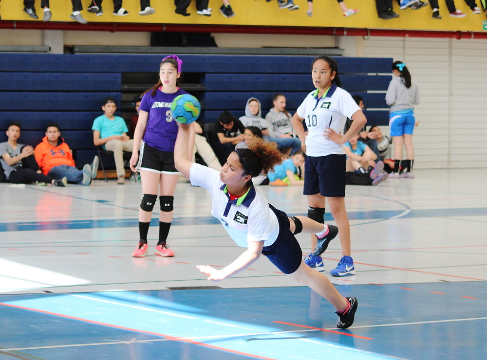 Imponentes los equipos de handball