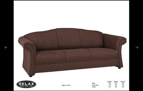 Sofa Style -1100 | Prairie Furniture