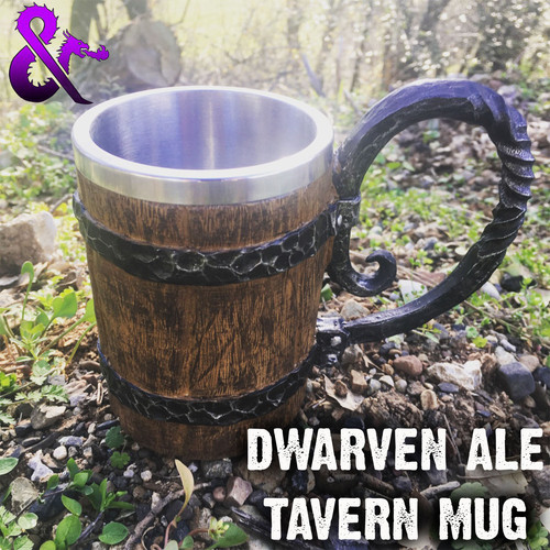 Dwarven Rune Tavern Mug | Dice And Dragons