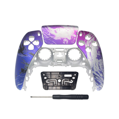 PS5 Controller Front Gehäuse/Case/Faceplate Silver Sky | Custom GamerS