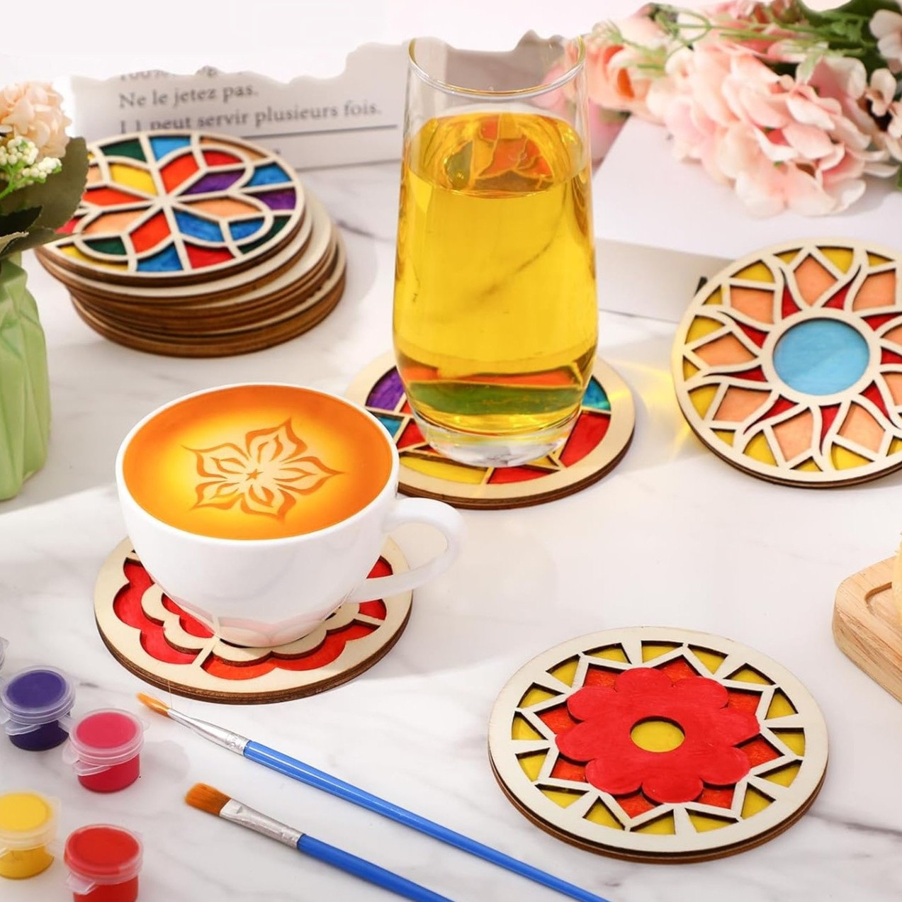 DIY Wooden Coasters Paint & Sip | Aquila's Nest Vineyards