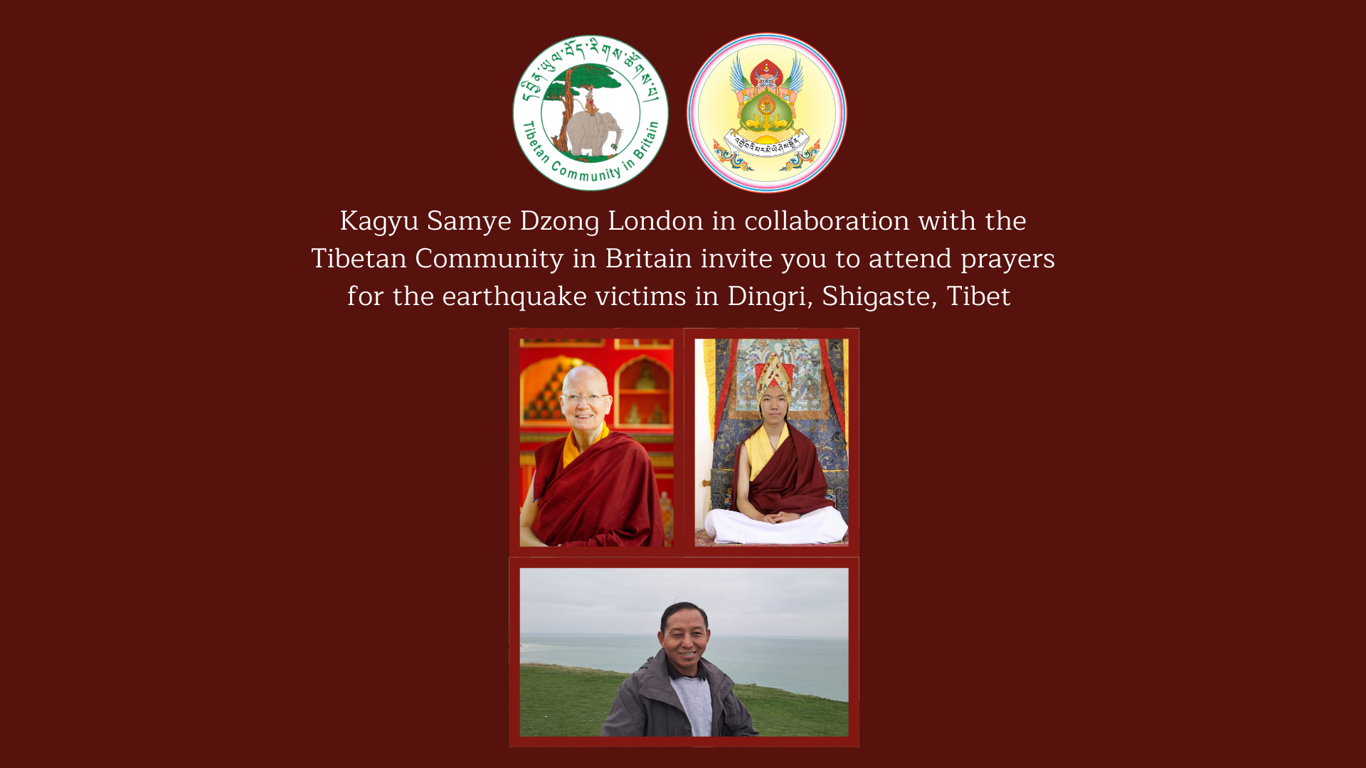 Prayers for the Earthquake Victims in Dingri, Shigaste, Tibet | Kagyu ...