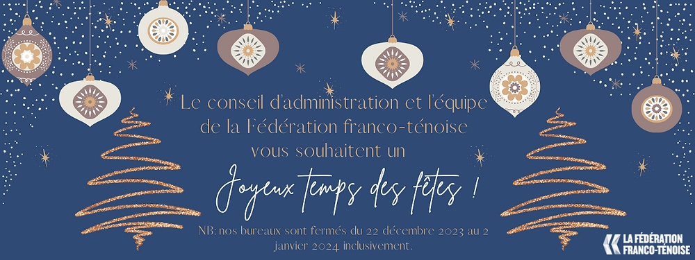 Joyeuses fêtes et rendez-vous en 2024 Joyeuses fêtes et rendez-vous en 2024