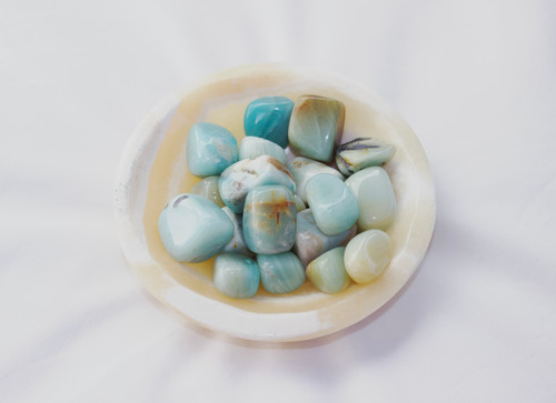 Caribbean Calcite | Tumbled Stone | Crystal Collective