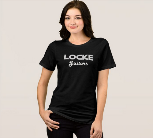 Ladies Logo Tee | Locke Custom Guitars