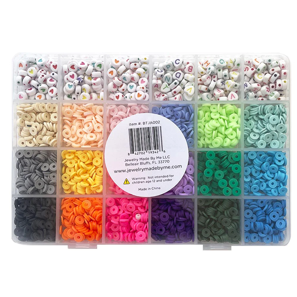 Bold Brights Heishi Box DIY Bead Kit | The Bead Place