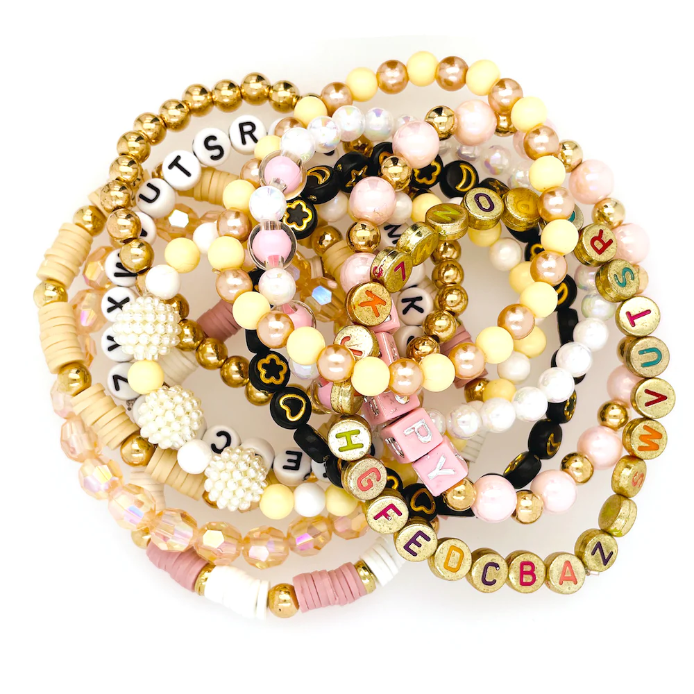 Blush HAPPY Jar DIY Bead Kit | The Bead Place