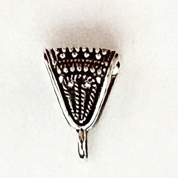 F2607 Antique Silver Bali Style European Bail Beads (5 PK) | The Bead Place