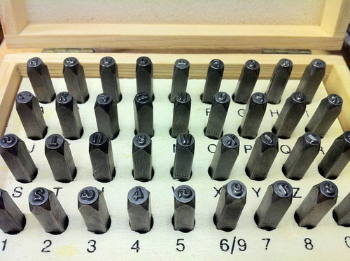 Letters and Numbers Metal Stamp Set | The Bead Place