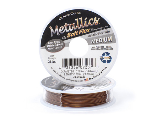 Medium Soft Flex 10 ft. Copper Color | The Bead Place