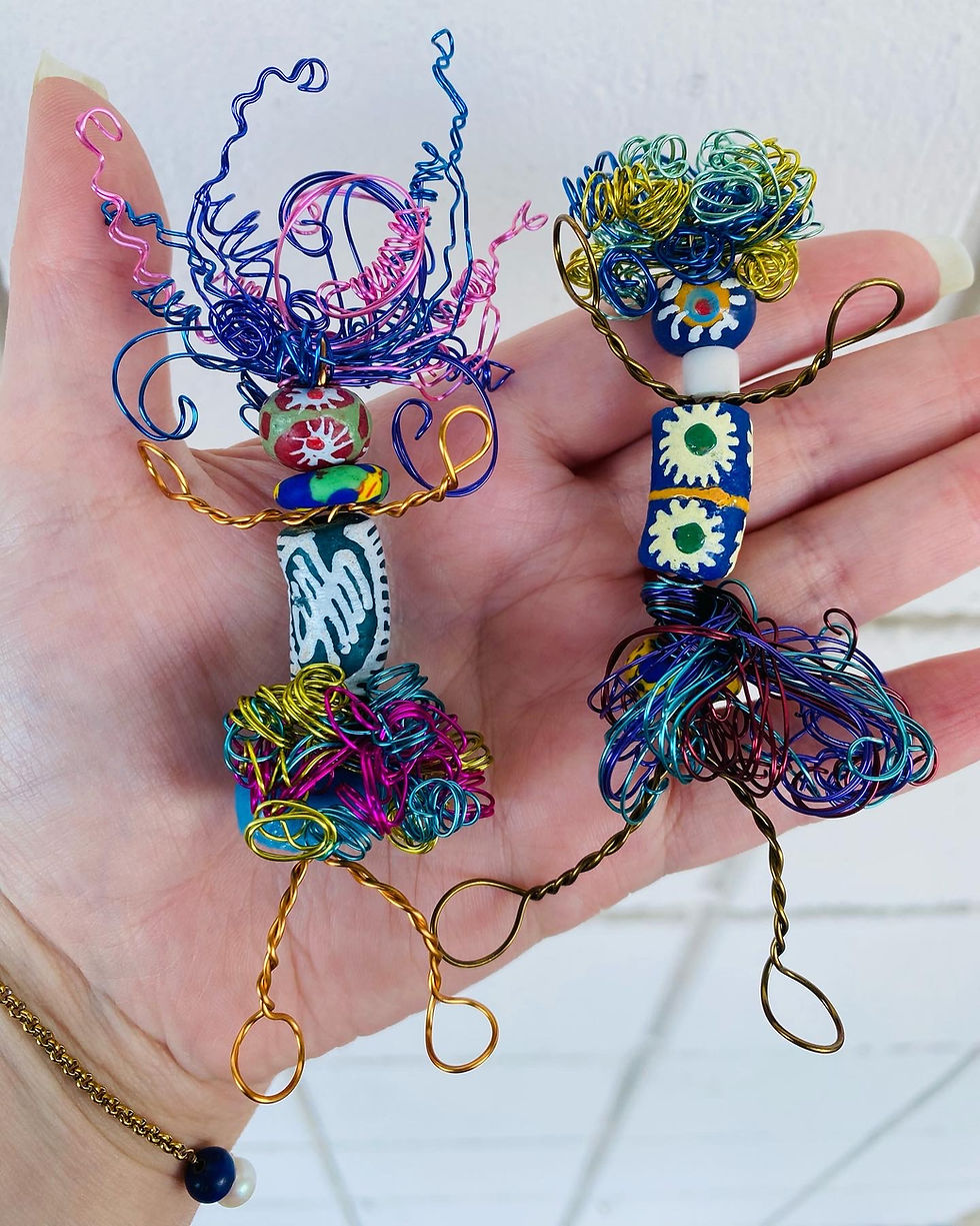 Traditional Ghanaian Good Luck Doll DIY Kit | The Bead Place