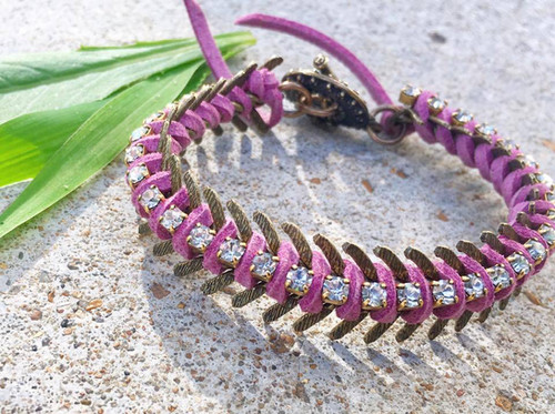 Rhinestone Fishbone Bracelet Kit | The Bead Place