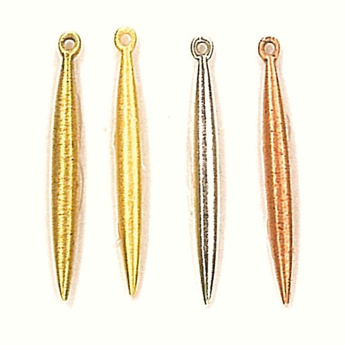 Smooth 32mm Rounded Spike Pendant 2232 Pack Of 6 | The Bead Place