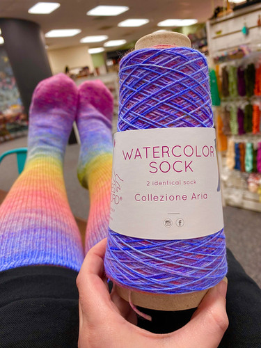 Watercolor Sock | The Bead Place