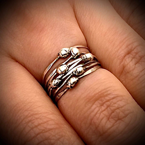 Sterling Silver Raindrop Rings Kit | The Bead Place