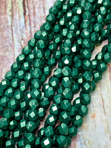 4mm Saturated Metallic Martini Fire Polish Beads | The Bead Place