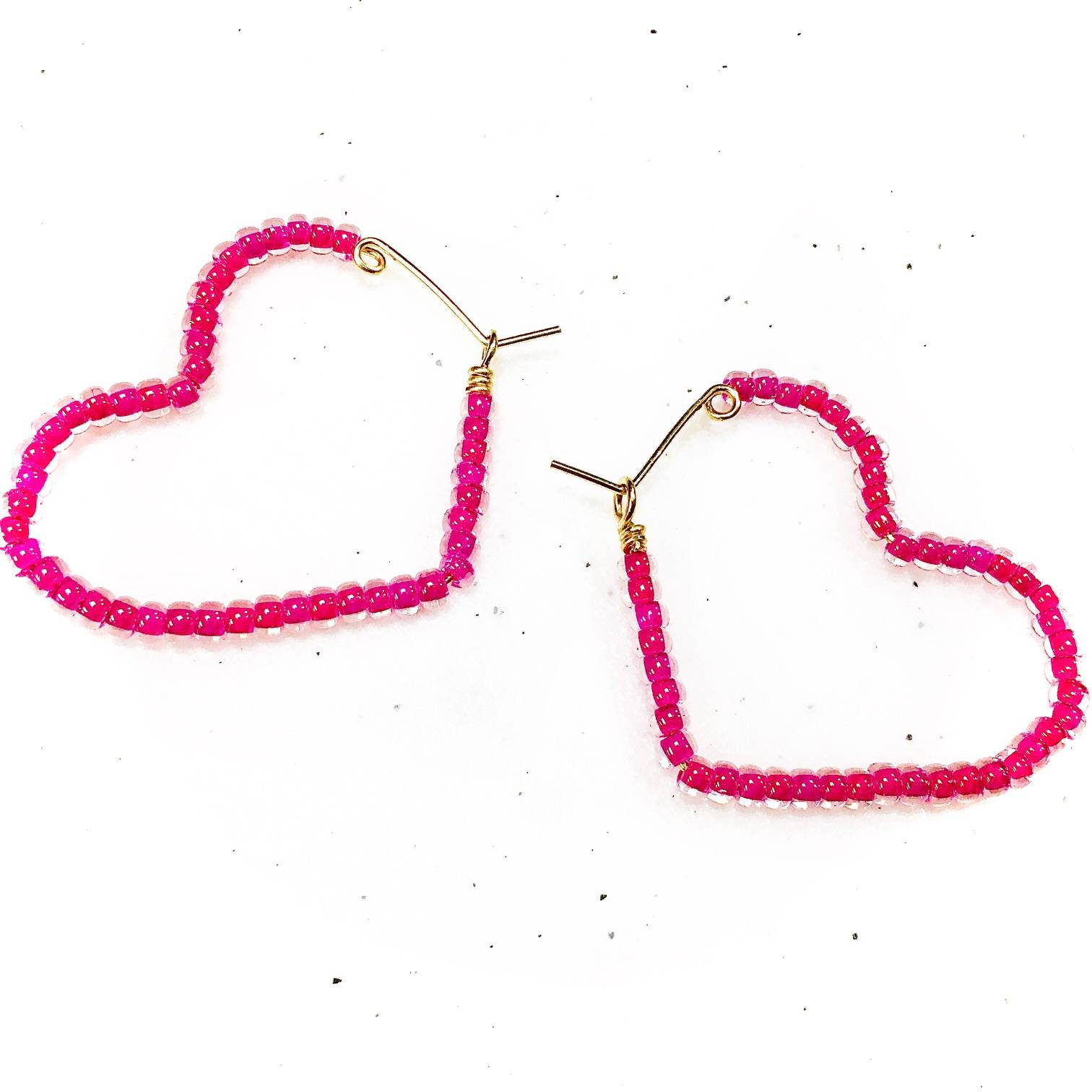 beaded-heart-hoop-earrings-kit