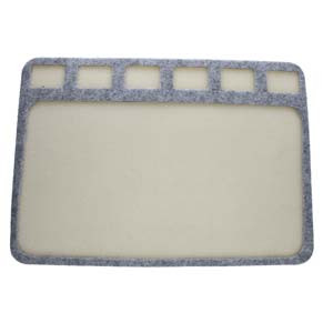 11x8" Seed Bead Mat With 6 Cavities BMTSB8 | The Bead Place