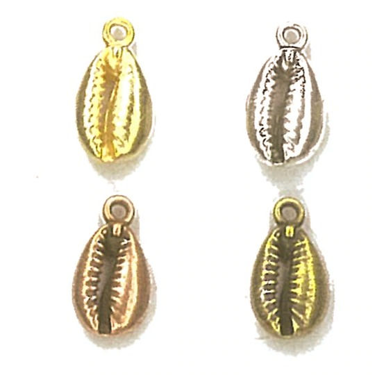 14mm Cowrie Shell Charm 2331 Pack Of 6 | The Bead Place
