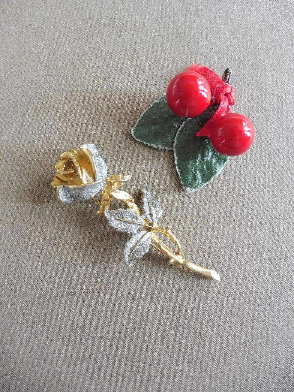 Broche Rose | histoire2linge