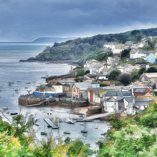 Fowey (from Hall Walk) | toeinthewatergallery