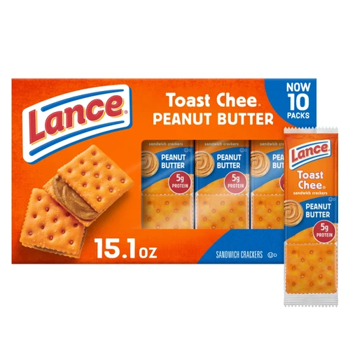 Lance peanut butter cheese crackers - 10 pack | thehopecenterofmd