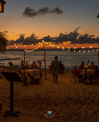 Mayan Beach Club Table Reservation - Deposit | Taste of Isla