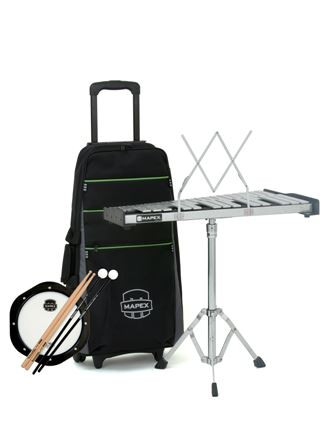 Mapex Mpk32pc Backpack Percussion Kit With Integrated Roller Bag