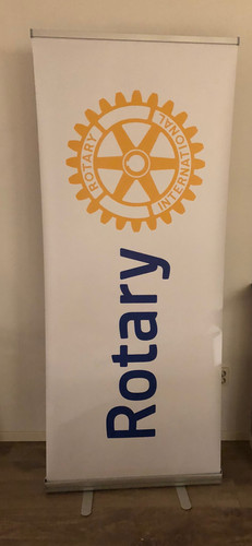 Rotary International roll up banner | Vignettechniek