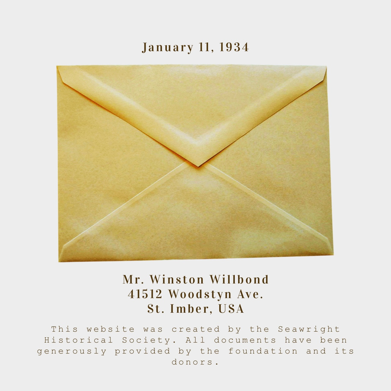 Dear Clarent - A Historical Fiction ARG