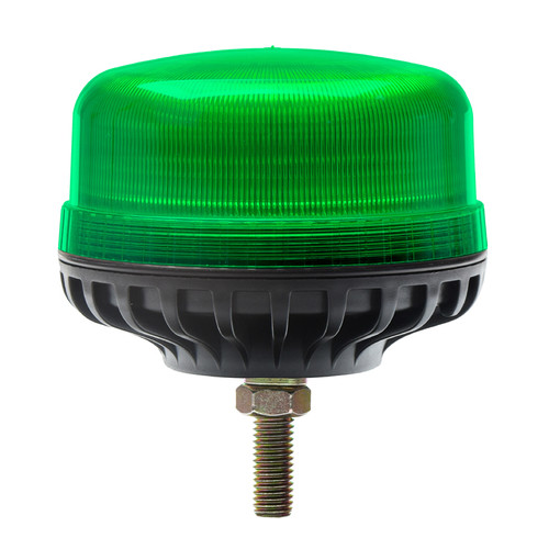 Premium: LED Green Compact Beacon Single Bolt Mount | OptimalPlantSolution