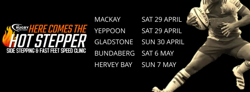 HOT STEPPER CLINIC | Rugby Speed Coach