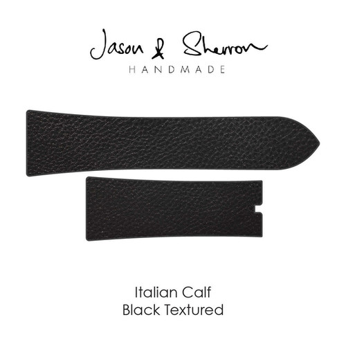 Italian Calf Black Texture: Watch Strap Customisation | Jasonsherron ...