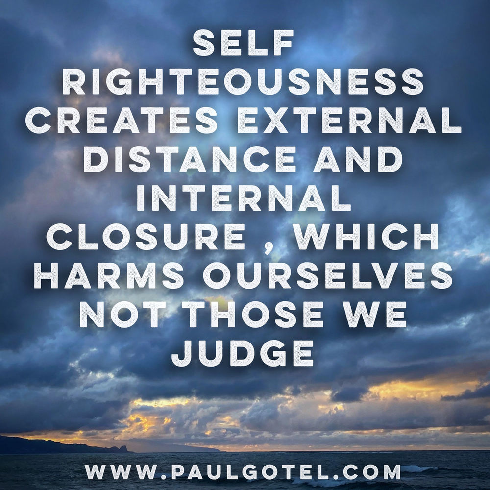 SELF RIGHTEOUSNESS