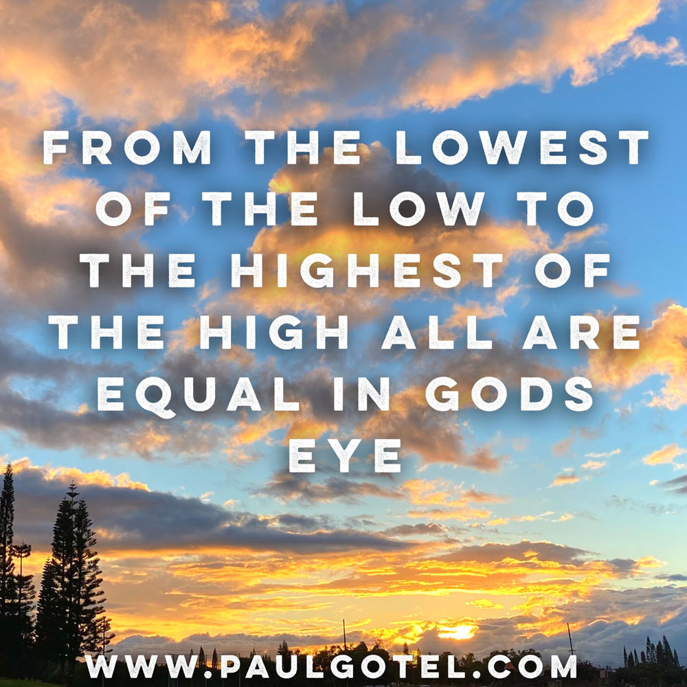 EQUAL IN GODS EYES