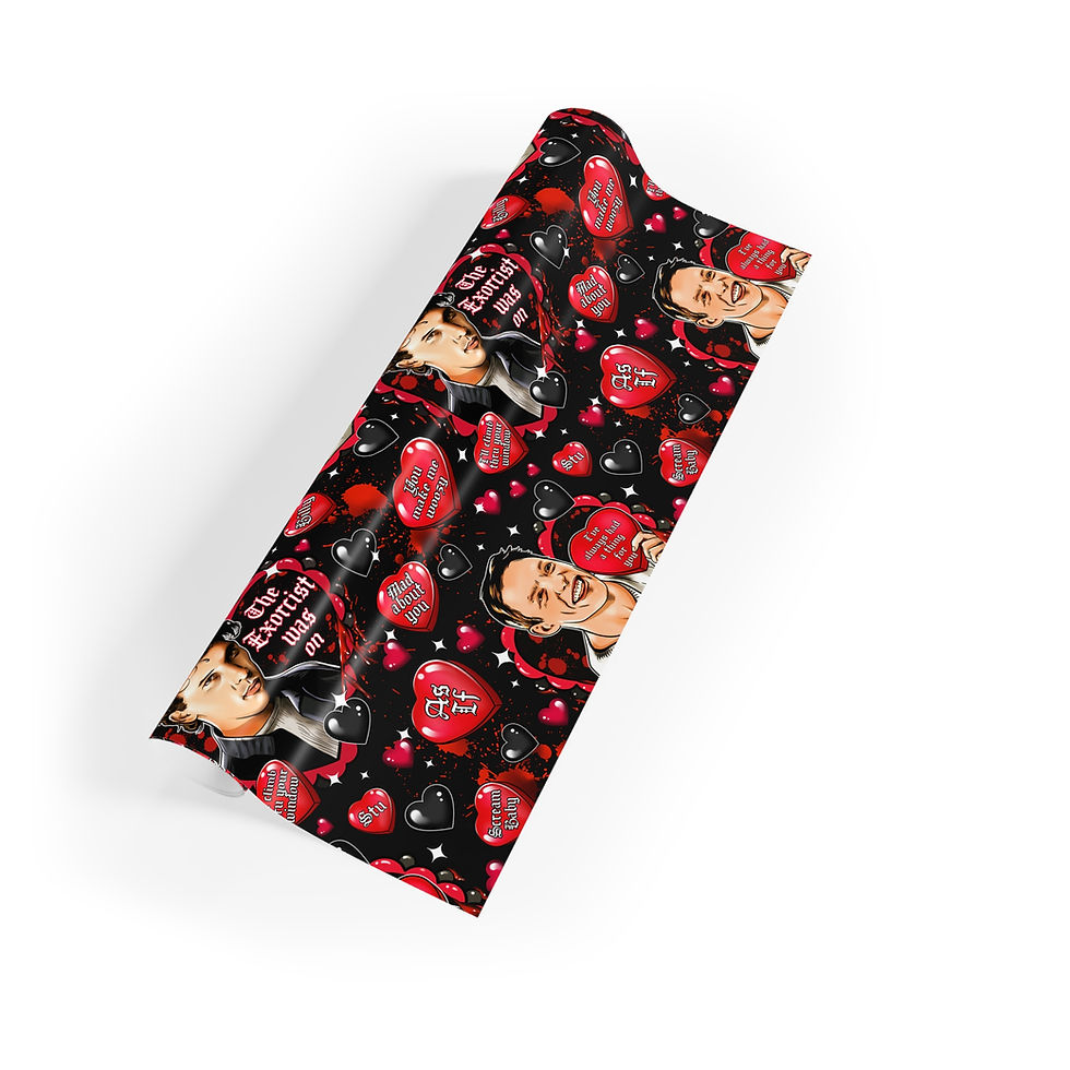 Scream Bad Boys Gift Wrapping Paper Roll | Lola & Co. Designs