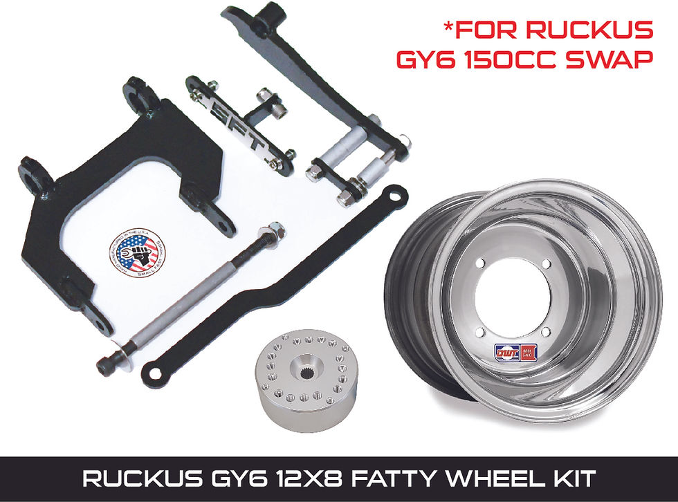 Ruckus GY6 Stretch & Fatty Wheel Kit | smallfastthings