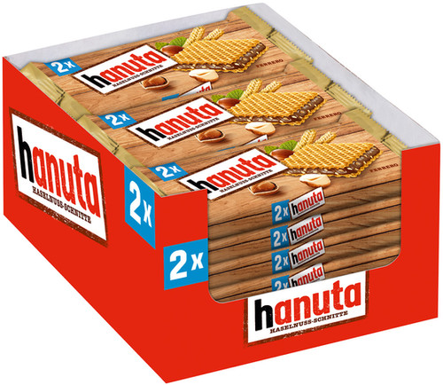 Ferrero Hanuta 2er pack 44 gr. x 18 Stück | Gourmetplaza